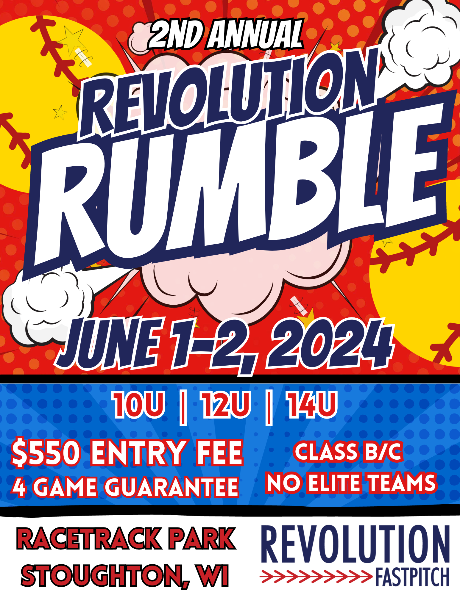 REVOLUTION RUMBLE TOURNAMENT – Madison Revolution Fastpitch
