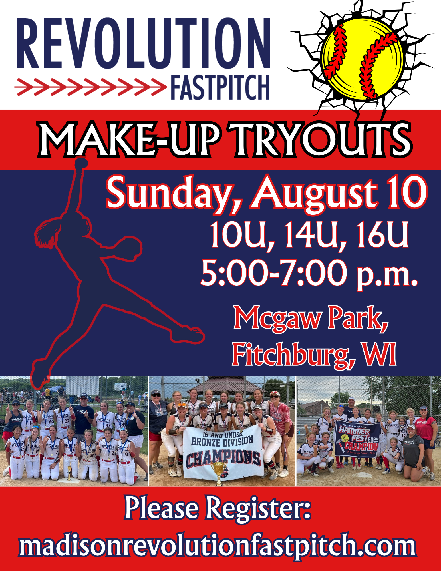 Tryouts – Madison Revolution Fastpitch